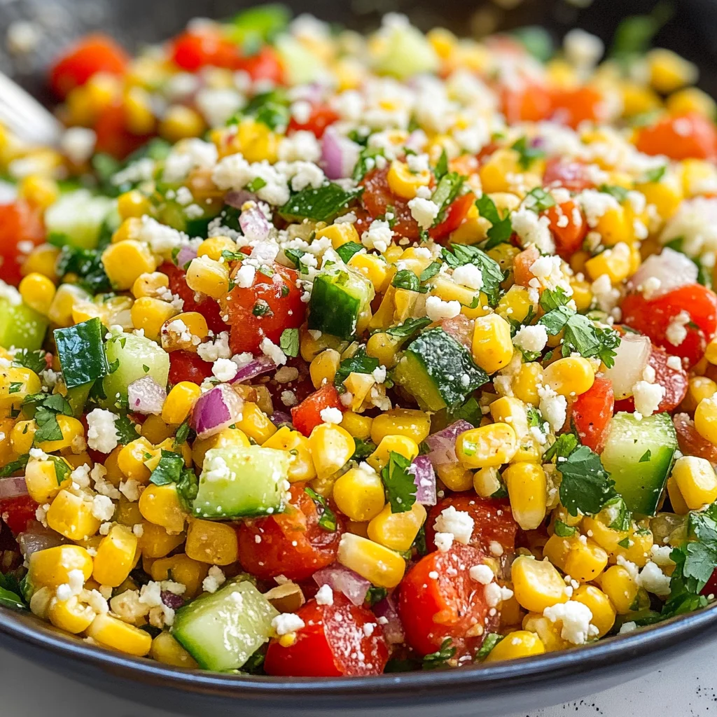 Corn Salad - The Best Fresh Summer Delight Recipe